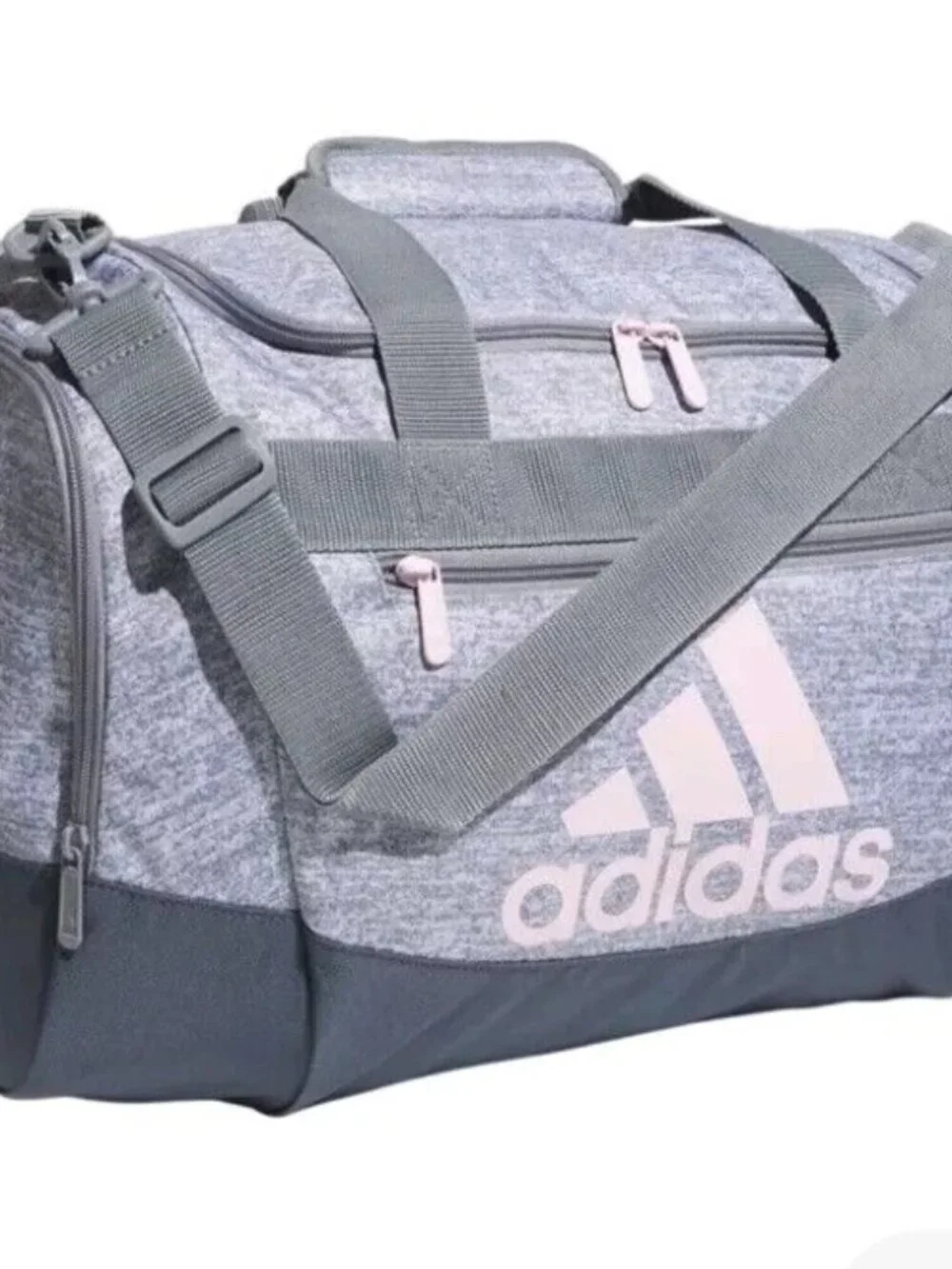 adidas | Bags | Adidas Defender Iv Small Duffel Gym Bag Gray Rosepink ...